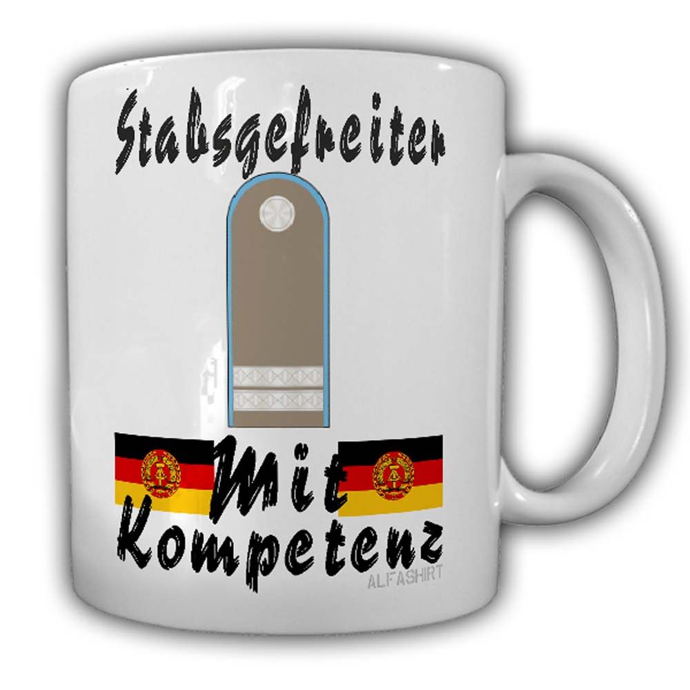 Stabsgefreiter der Fliegereinheit Lask Tasse NVA Nationale Volksarmee ...