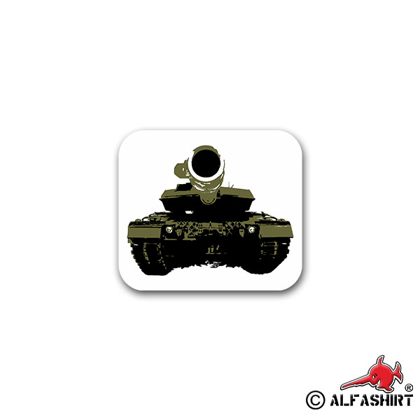 Aufkleber/Sticker 2 A6M Minenschutz Panzer Bataillon Leo Leopard 8x7cm ...