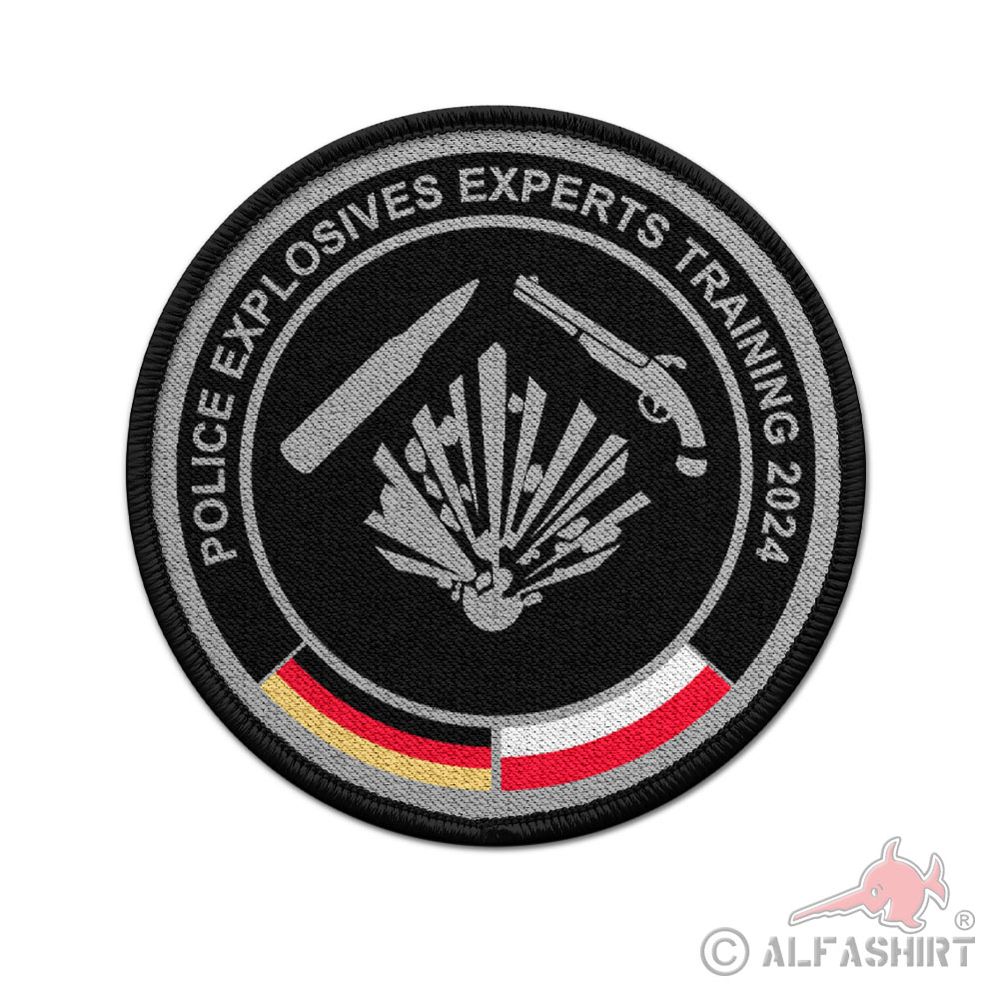 Patch 9cm Police Explosives Experts Training 2024 #K02583