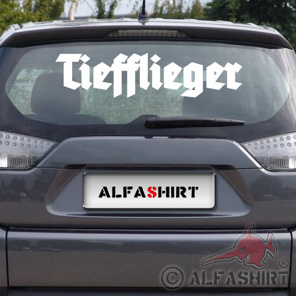 Tiefflieger Auto Aufkleber Heck Scheibe Bundeswehr Luftwaffe Pilot #A4488