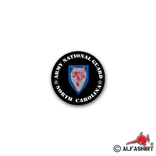 North Carolina Army National Guard Military Force Sticker 7x7cm # A2226