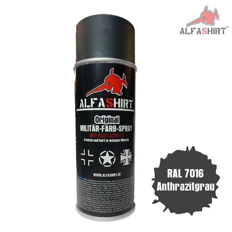 Luftwaffengrau Farb Spray RAL 7019 Lack Dose dunkelblaugrau ...
